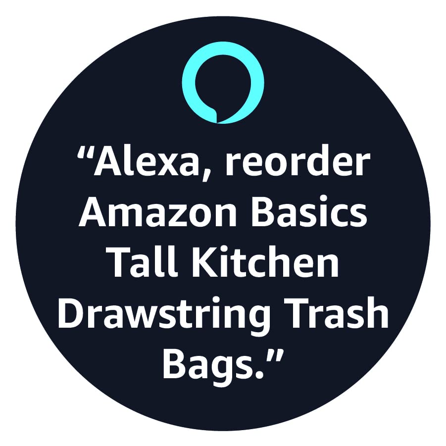 Amazon Basics Tall Kitchen Drawstring Trash Bags, Clean Fresh Scent, 13 Gallon, 80 Count, Pack of 1