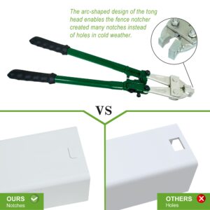 Qikdesign Vinyl Fence Notcher, Vinyl Fence Rail Notcher with 3/4" Wide Notch, Durable and Labor-saving Fence Notcher