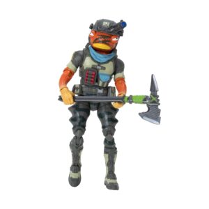 fortnite fnt0804 solo mode core triggerfish, 4-inch highly detailed figure with harvesting tool, styles include fennix, riptide, grotto henchman, sludge, and more. collect