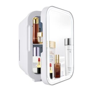 zlpteam mini fridge 8 liter, mini fridge for skincare, beauty fridge