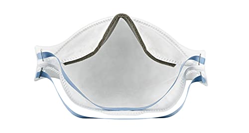 3M Aura Particulate Respirator 9205+ N95, Lightweight, Three Panel Designed Respirator Helps Provide Comfortable And Convenient Respiratory Protection, 10-Pack