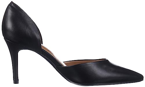 Calvin Klein Women's Gloria Pump, Black Leather 967, 8.5