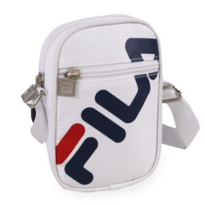 fila shoulder bag, white, one size