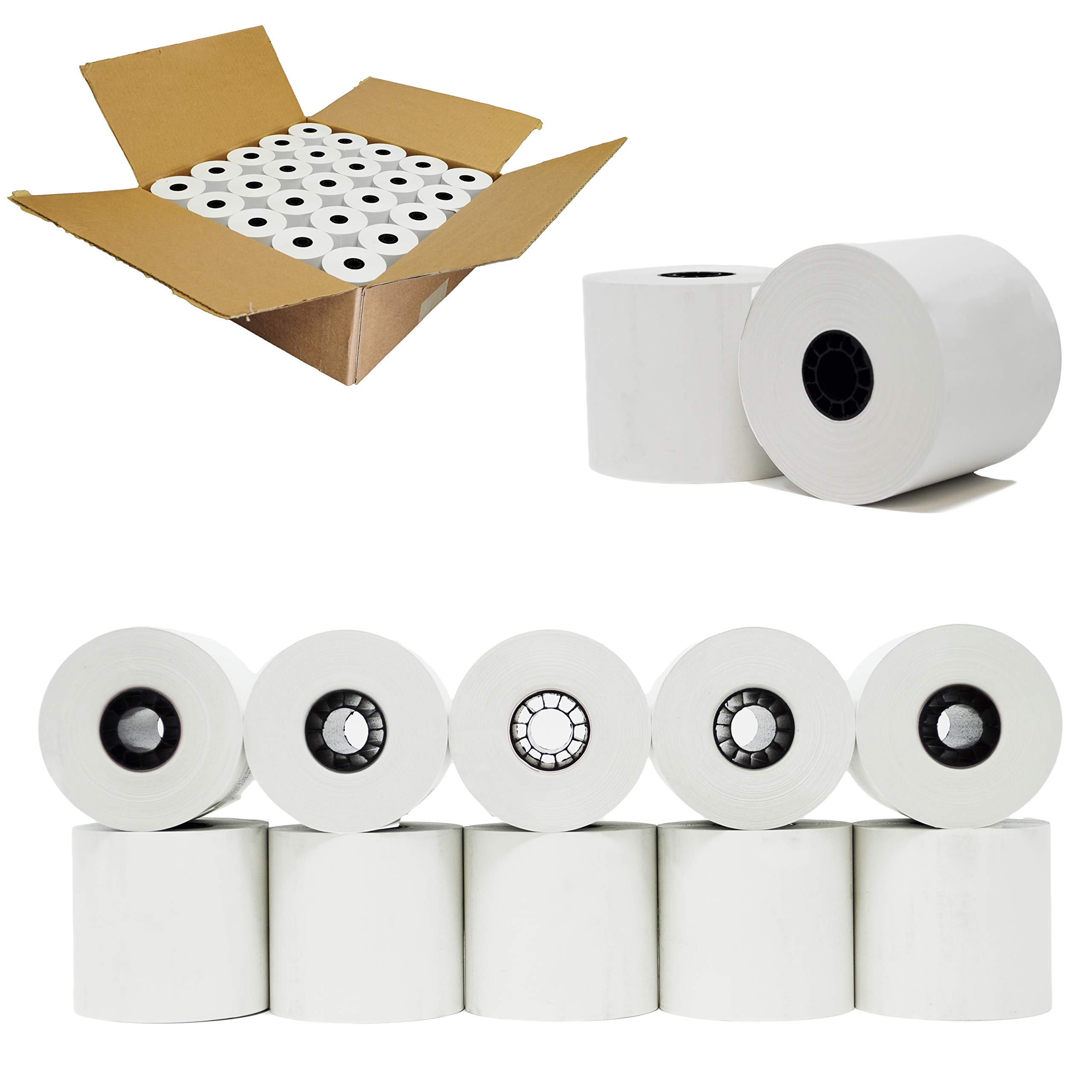 BuyRegisterRolls 2 1/4 x 200 Thermal Paper Rolls [Pack of 100 Rolls - 48 GSM] Citizen POS register printer : CBM 262, CBM 291 - POS/Cash Register Thermal Paper Rolls 2 1/4" x 200'