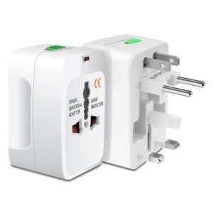 worldwide power adapter works for plantronics backbeat 903+ is universal for 90% of travel between us/eu/cn/aus/nz/uk type