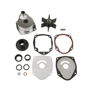 water pump impeller kit - compatible with mercury marine and mercruiser - 1991-2021 - replaces 817275q05, 817275t4, 18-3147, 9-48315, 12414 - alpha one gen 2 engines - stern and vazer drives