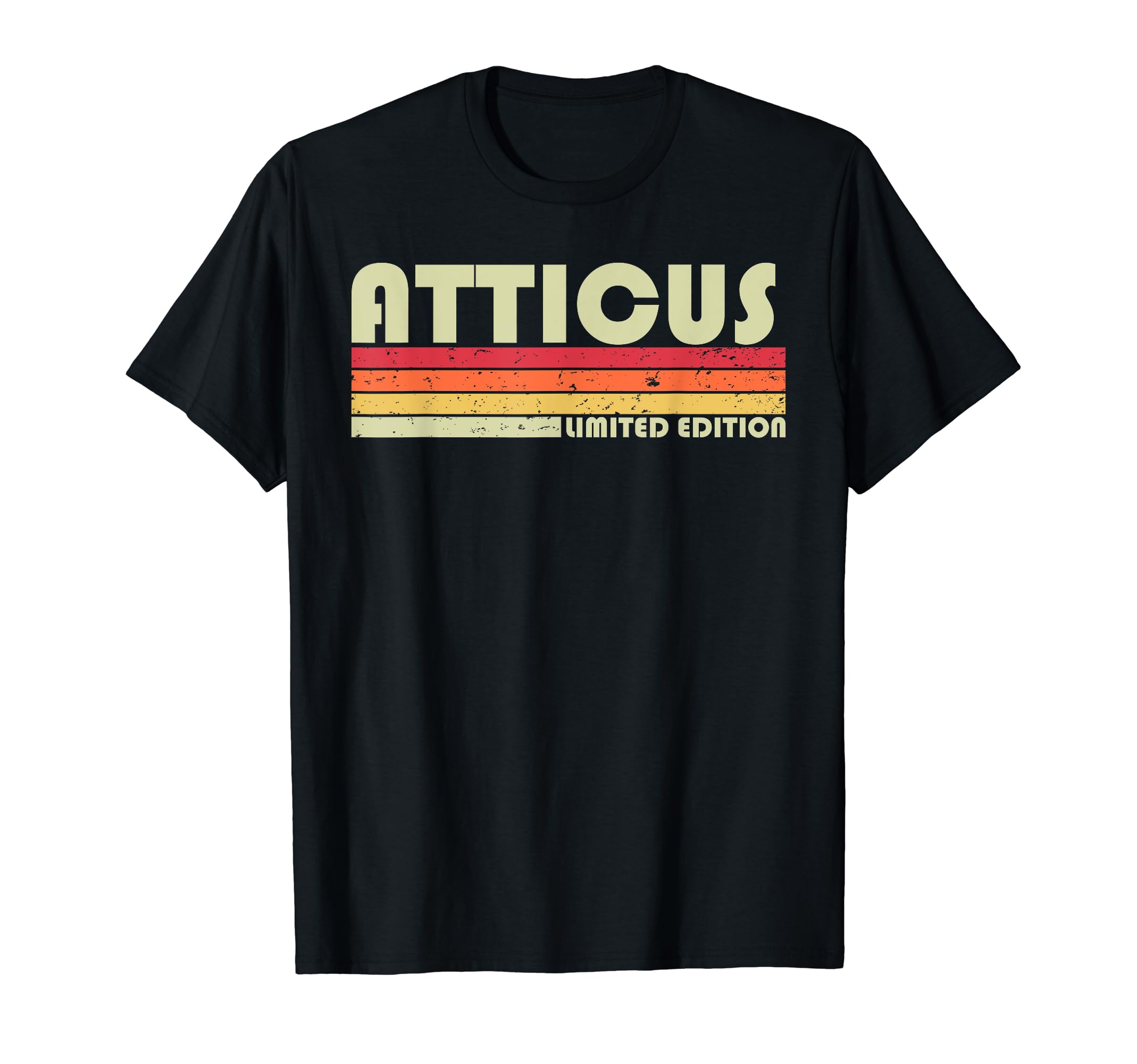 ATTICUS Gift Name Personalized Funny Retro Vintage Birthday T-Shirt