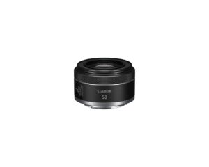 canon rf50mm f1.8 stm for canon full frame mirrorless rf mount cameras [eos r, eos rp, eos r5, eos r6](4515c002) (renewed) black