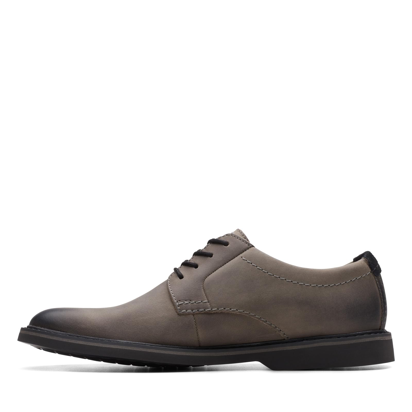 Clarks Atticus LT Lace Dark Grey Leather 8 D (M)