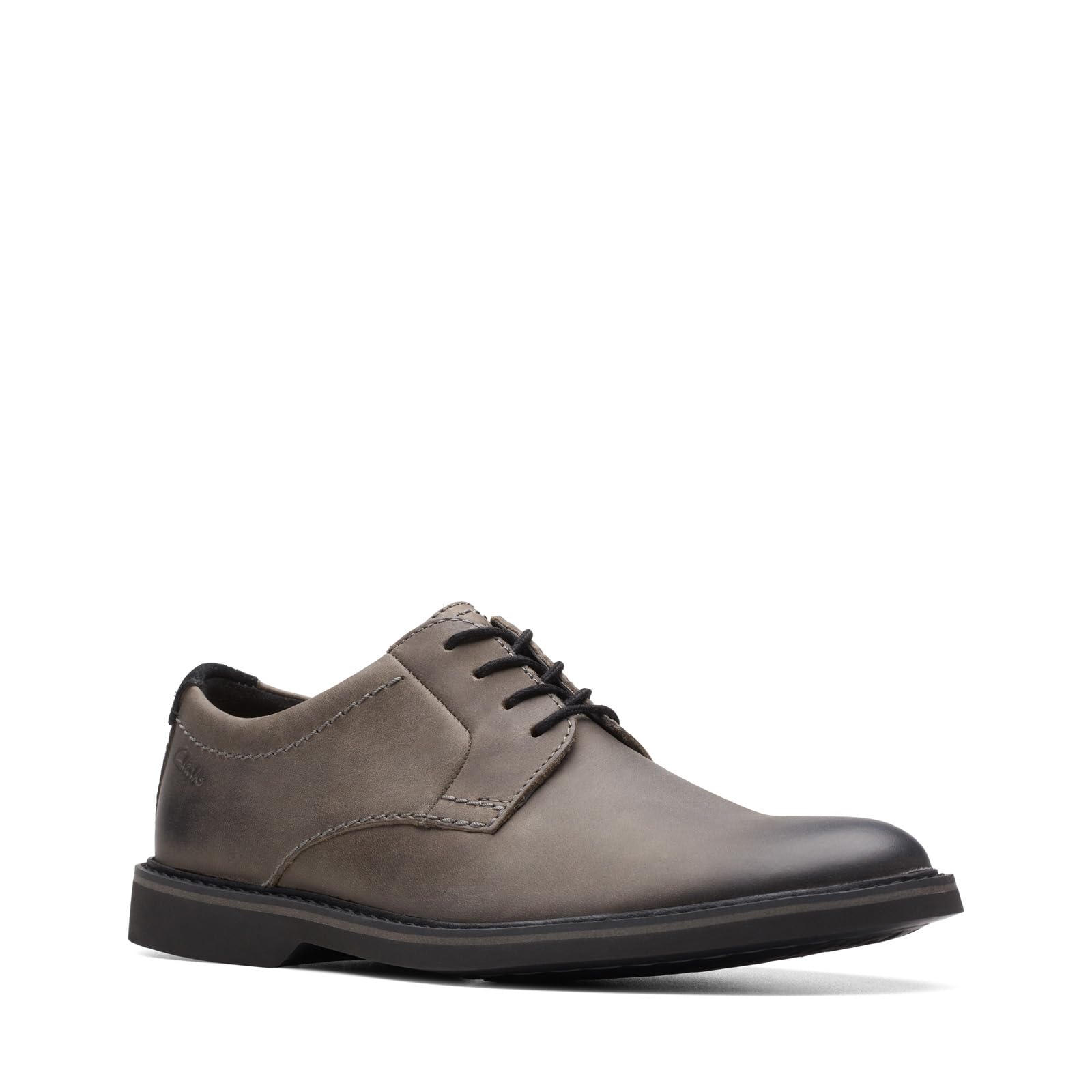 Clarks Atticus LT Lace Dark Grey Leather 8 D (M)