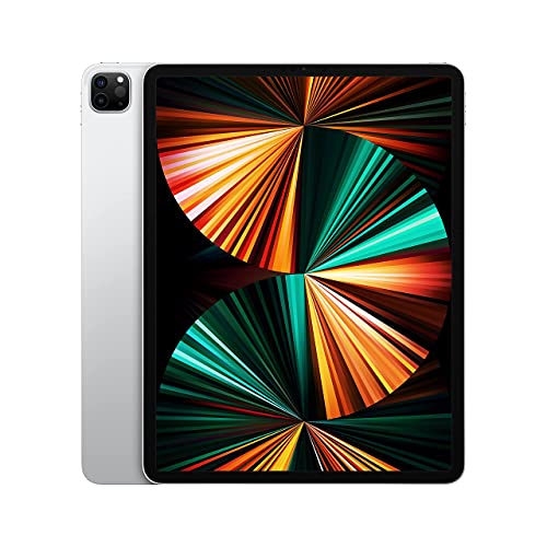 2021 Apple 12.9-inch iPad Pro (Wi‑Fi, 256GB) - Silver (Renewed)