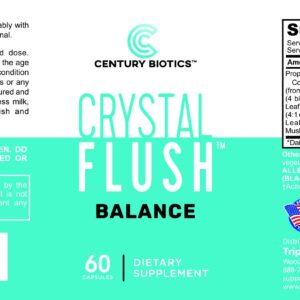 Crystal Flush Balance Feet Fungus Dietary Supplement Capsules Toenail Fungus Treatment - Nail Fungus Treatment For Toenail - Foot Repair Extra strength – Toe Nail Renewal - 60 Capsules