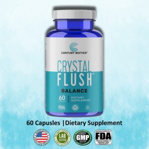 Crystal Flush Balance Feet Fungus Dietary Supplement Capsules Toenail Fungus Treatment - Nail Fungus Treatment For Toenail - Foot Repair Extra strength – Toe Nail Renewal - 60 Capsules