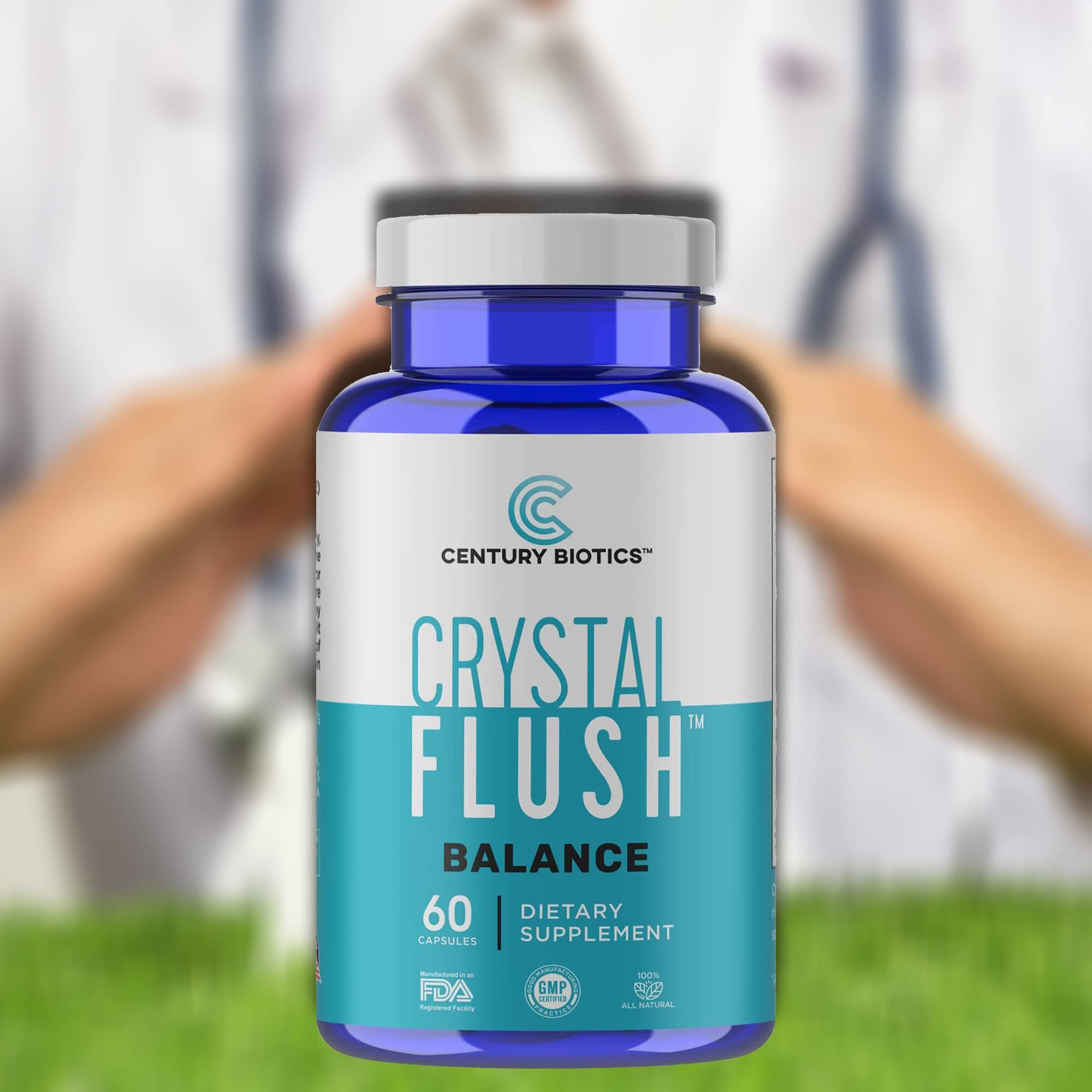 Crystal Flush Balance Feet Fungus Dietary Supplement Capsules Toenail Fungus Treatment - Nail Fungus Treatment For Toenail - Foot Repair Extra strength – Toe Nail Renewal - 60 Capsules