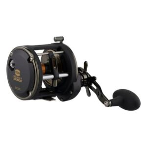 PENN Squall II Level Wind Conventional Fishing Reel, Black Gold, 30LWLH