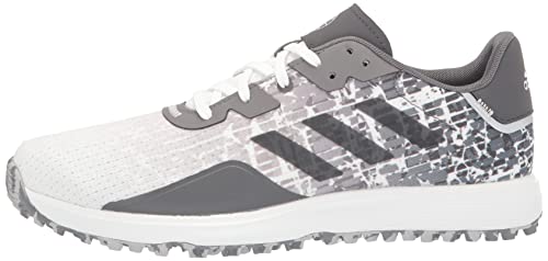 adidas Men's S2G Spikeless Golf Shoes, Footwear White/Grey Four/Grey Six, 11