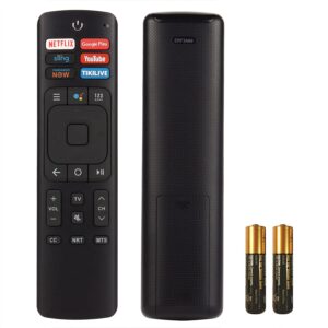 new erf3a69 ir remote control for hisense 55h9100e 655h9100e 65h9808 smart tv with netflix google play sling youtube fandango now tikilive buttons(with batteries)【without voice function】