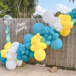 KOMOREBI White Balloons 5 Inch 100pcs Plain White Balloons White Latex Balloons for Birthday Engagement Wedding Baby shower Anniversary Party Decorations