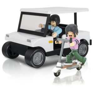 roblox celebrity collection - brookhaven: golf cart deluxe vehicle [includes exclusive virtual item]