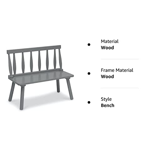 Delta Children Windsor Bench, Grey