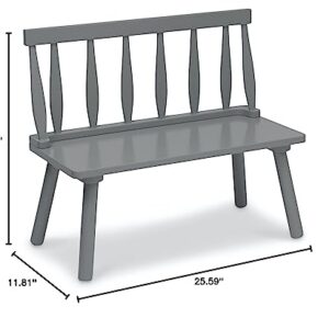 Delta Children Windsor Bench, Grey