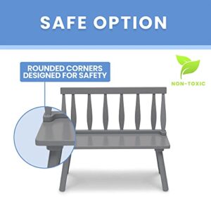 Delta Children Windsor Bench, Grey