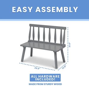 Delta Children Windsor Bench, Grey