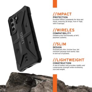 URBAN ARMOR GEAR UAG Designed for ﻿Samsung Galaxy S21 FE Case Black (﻿﻿SM-G990) Rugged Lightweight Slim Shockproof Pathfinder Protective Cover, [6.4 inch Screen]