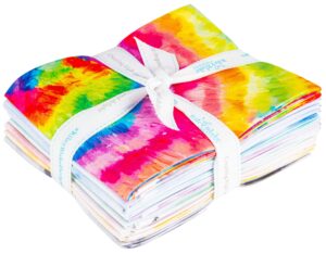 riley blake designs fat quarter precuts tie dye, assorted