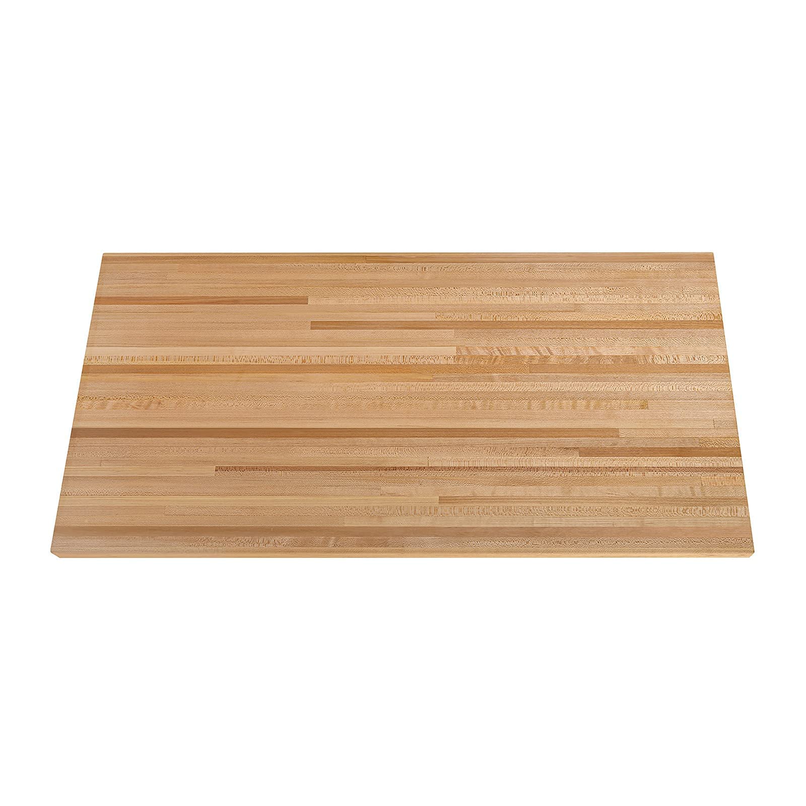 CONSDAN Butcher Block Counter Top, USA Grown Hard Maple Solid Hardwood Countertop, Washer/Laundry/Kitchen Countertop, Table Top, Polished, Prefinished with Food-safe Oil, 1.5" Thickness, 36" L x 25" W