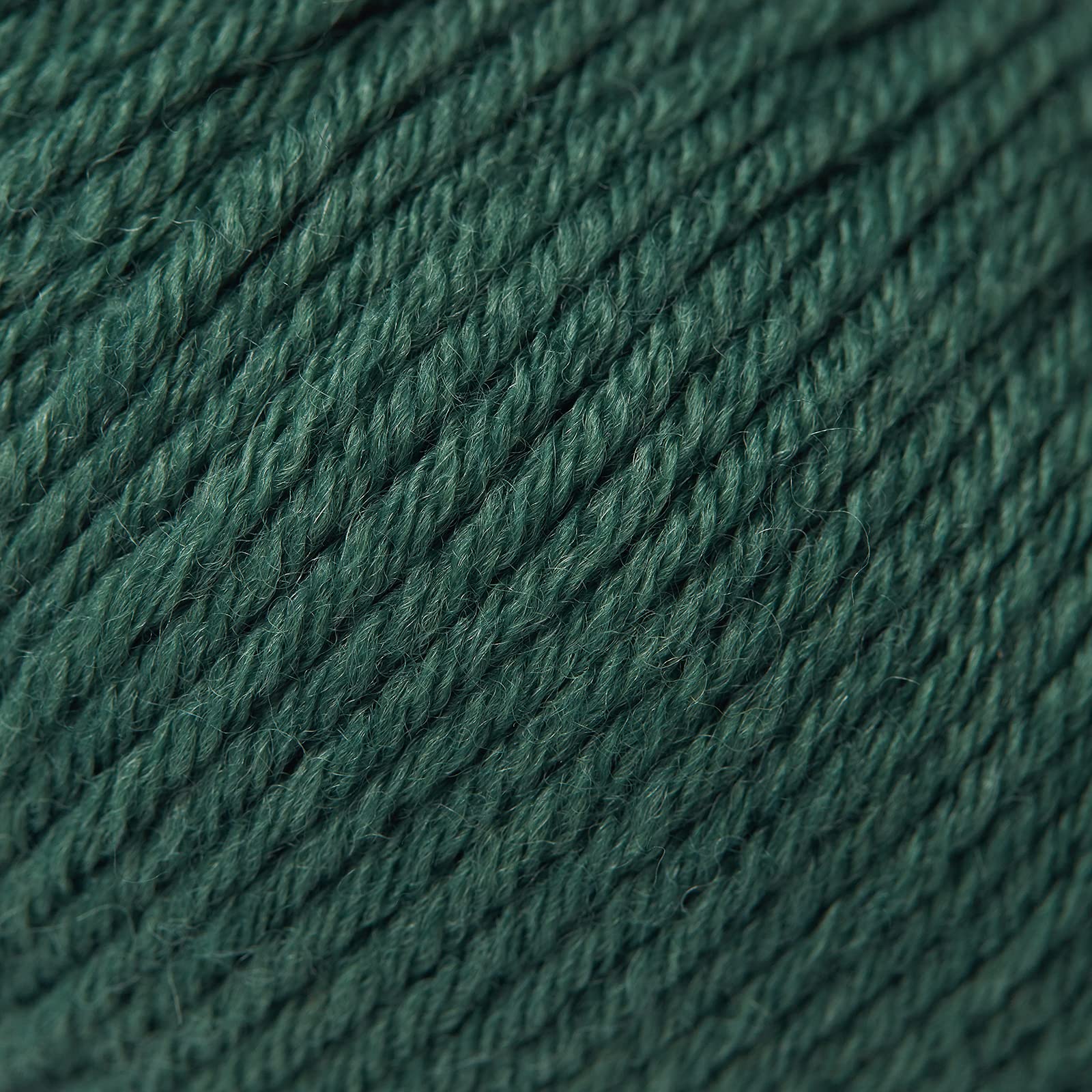 GISIMO 100% Merino Wool Yarn, 6-Ply Luxurious and Soft Yarn for Hand Knitting & Crocheting, 1.76 OZ/50g, 127 yds/116 meters (green, 1 ball)