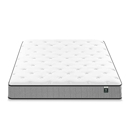 ZINUS 8 Inch Comfort Support Cooling Gel Hybrid Mattress, Twin, Tight Top Innerspring Mattress, Motion Isolating Pocket Springs, Mattress in A Box