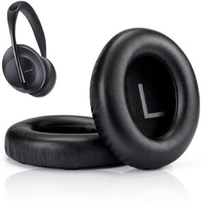 replacement ear pads cushions, earpads cover for bose 700 noise-cancelling nc700 over ear headphones (black)