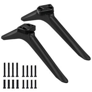 tv base stand for hisense tv legs, tv stand legs for hisense 32" 43" 50" 55" 58" 65" tv, for 32h4030f3 32h4g 43r6e3 43r6e1 50r6e3 50r6e4 50r6090g 55r6e1 55r6e 55r6070g 58r6e3 65h6570f, with screws