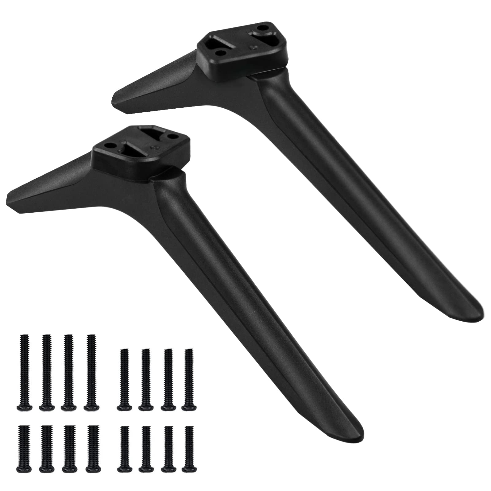 TV Base Stand for Hisense TV Legs, TV Stand Legs for Hisense 32" 43" 50" 55" 58" 65" TV, for 32H4030F3 32H4G 43R6E3 43R6E1 50R6E3 50R6E4 50R6090G 55R6E1 55R6E 55R6070G 58R6E3 65H6570F, with Screws