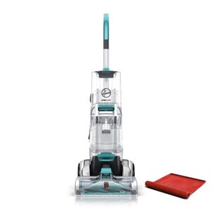 hoover, turquoise smartwash automatic carpet cleaner machine, with storage mat, fh52050