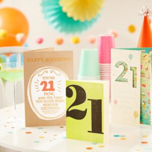 American Greetings 21st Birthday Card (Serious Decisions)