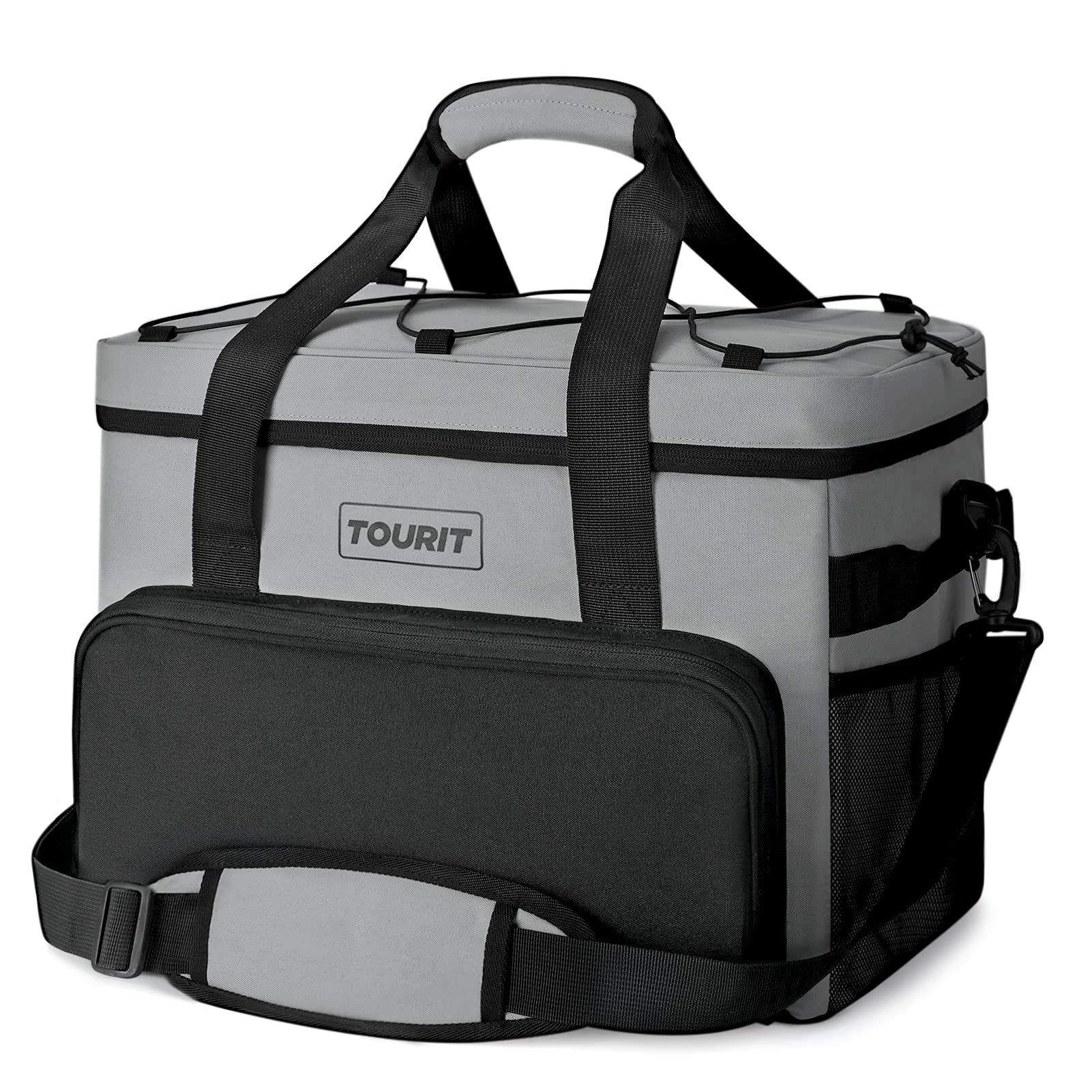 TOURIT Cooler Bag 46-Can Insulated Soft Cooler Portable Cooler Bag 32L Lunch Coolers for Picnic, Beach, Work, Trip, Grey