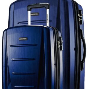 Samsonite Winfield 2 Hardside Expandable Luggage with Spinner Wheels (Navy, 2-Piece Set (20/28))