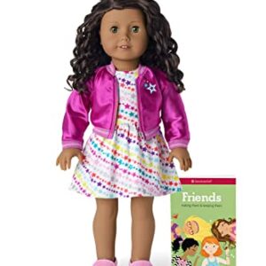 American Girl Truly Me 18-inch Doll #44 with Hazel Eyes, Dark-Brown Hair, and Tan Skin with Neutral Undertones, For Ages 6+