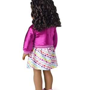 American Girl Truly Me 18-inch Doll #44 with Hazel Eyes, Dark-Brown Hair, and Tan Skin with Neutral Undertones, For Ages 6+