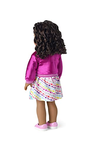 American Girl Truly Me 18-inch Doll #44 with Hazel Eyes, Dark-Brown Hair, and Tan Skin with Neutral Undertones, For Ages 6+