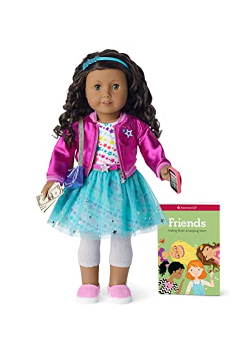 American Girl Truly Me 18-inch Doll #44 with Hazel Eyes, Dark-Brown Hair, and Tan Skin with Neutral Undertones, For Ages 6+