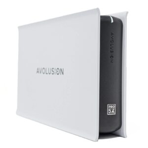 Avolusion PRO-5X Series 2TB USB 3.0 External Gaming Hard Drive for PS5 Game Console (White) - 2 Year Warranty