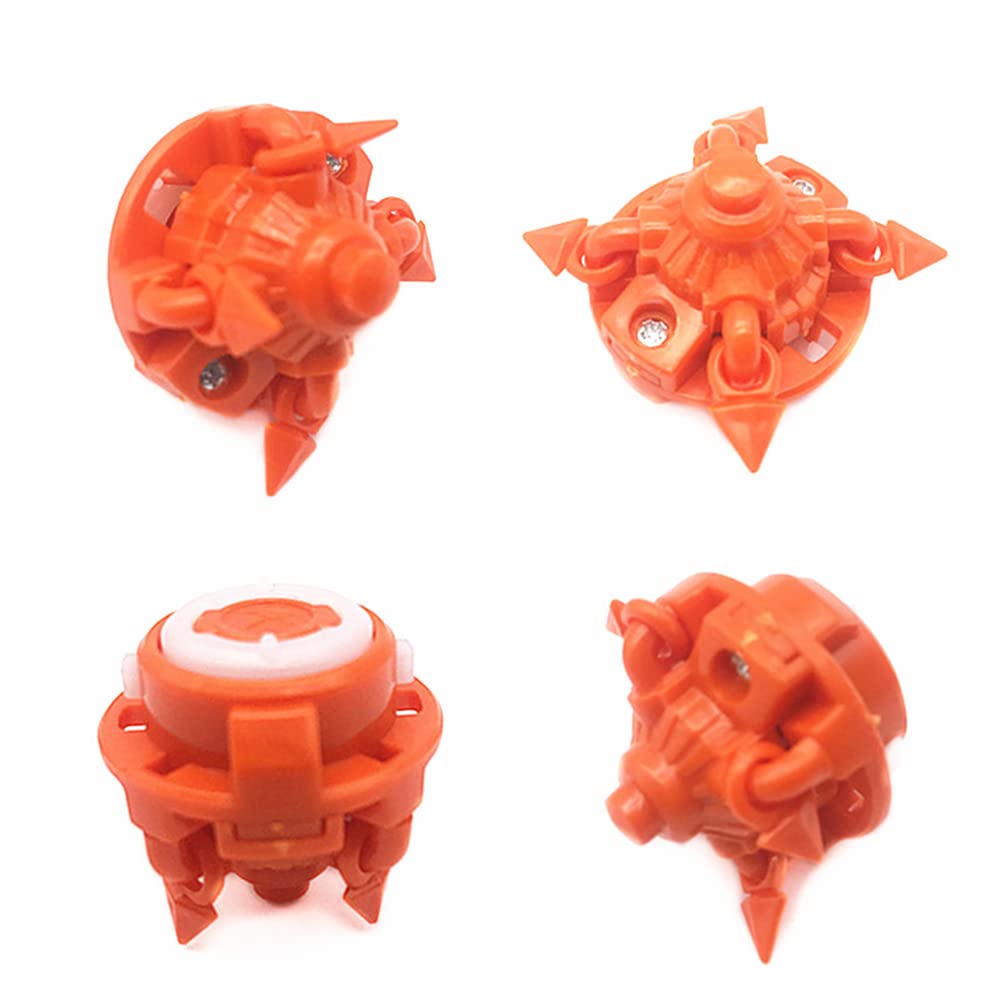 10 Pieces Bey Tips Burst Gyro Toy Battling Tops Burst Accessories Compatible with Beyblade Burst GT/God/ChoZ Series, DIY Refit Gyro Base, Spinning Top Toys Parts