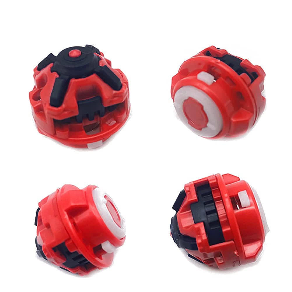 10 Pieces Bey Tips Burst Gyro Toy Battling Tops Burst Accessories Compatible with Beyblade Burst GT/God/ChoZ Series, DIY Refit Gyro Base, Spinning Top Toys Parts