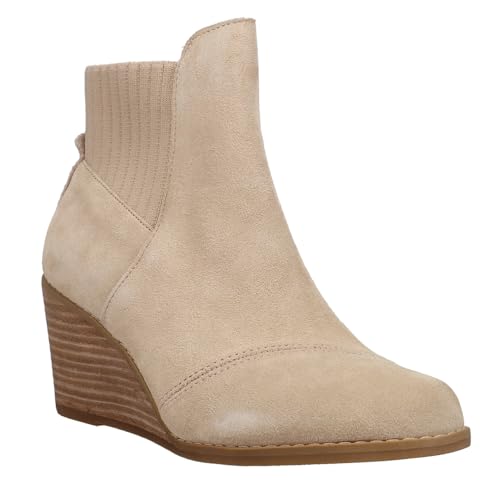 TOMS Women's, Sadie Boot Sand Suede 8 M