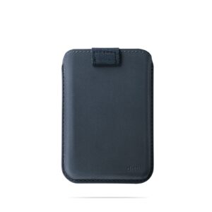 Distil Union Wally Junior | Apple MagSafe-Compatible Wallet, Leather Card Holder for iPhone, with Quick Access Pull-Tab