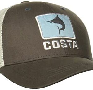 Costa Del Mar Marlin Waves Trucker hat, Charcoal, One Size US