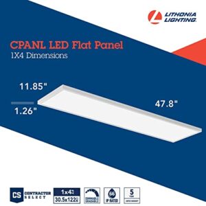 Lithonia Lighting CPANL 1X4 40LM SWW7 120 TD DCMK 1 Ft. x 4 Ft. LL CPANL LED Flat Panel with 4000 Lumens and 3500 to 5000K Switchable CCT with Direct Ceiling Mount Bracket